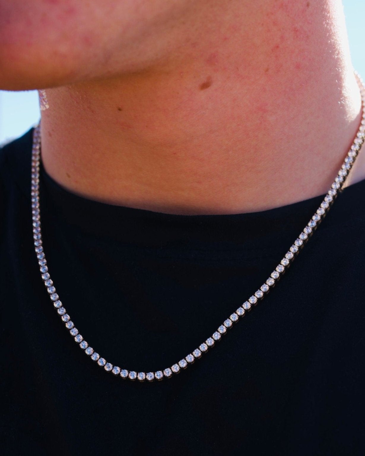 Tennis Chain 3mm (Gold) – Triple Crown Jewelry