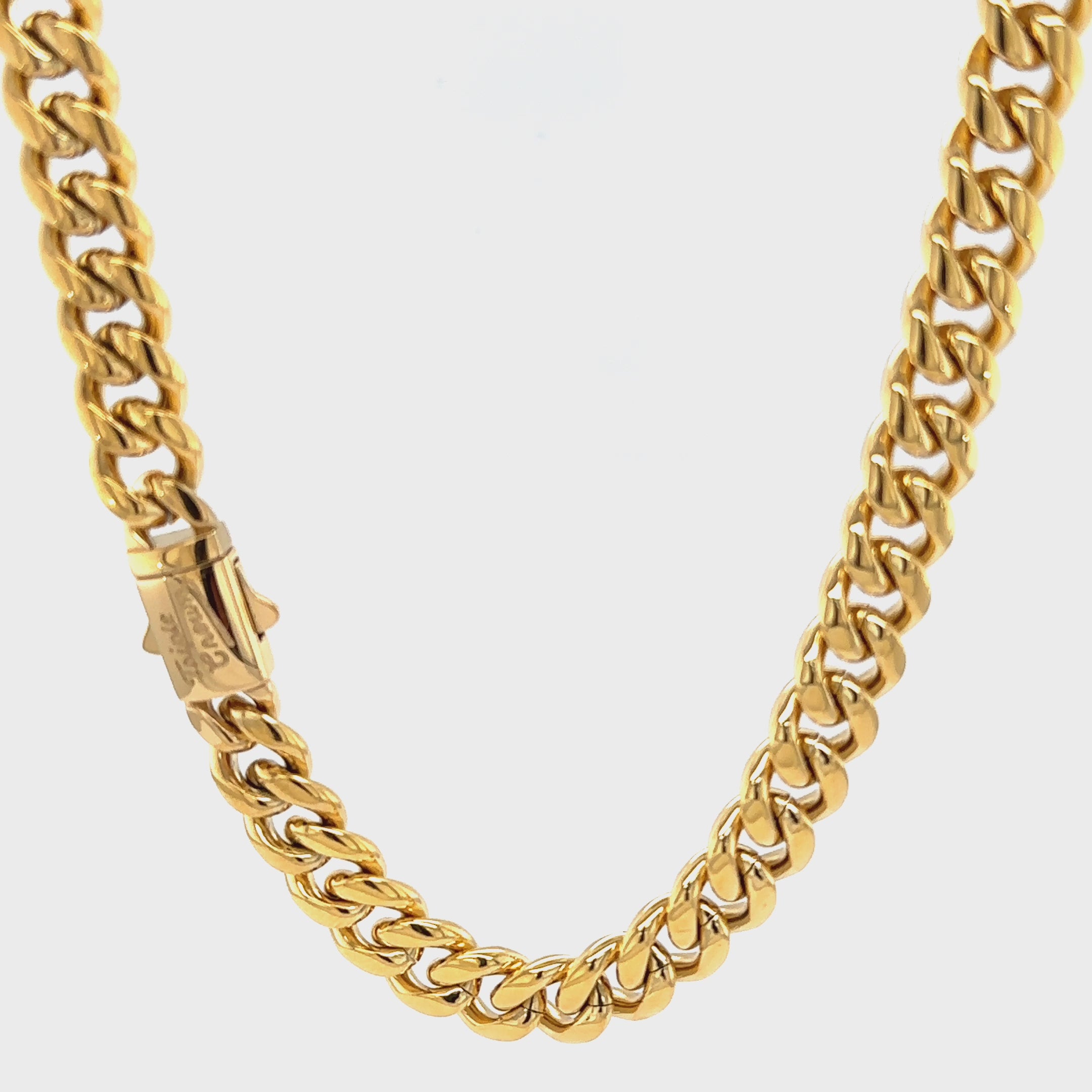 "Unbreakable" Cuban (Gold) 8mm – Triple Crown Jewelry