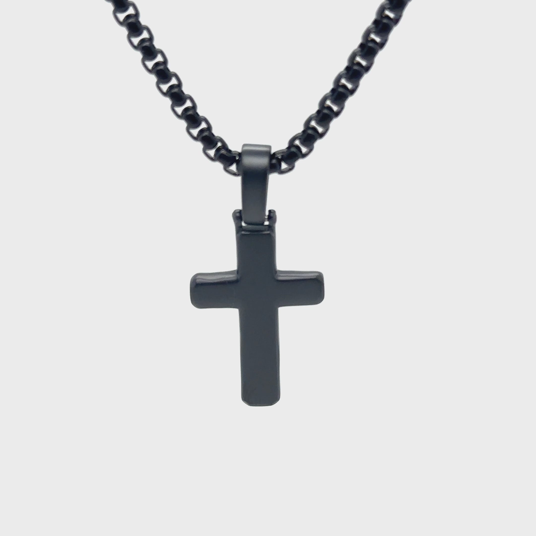 Cross (Matte Black) – Triple Crown Jewelry